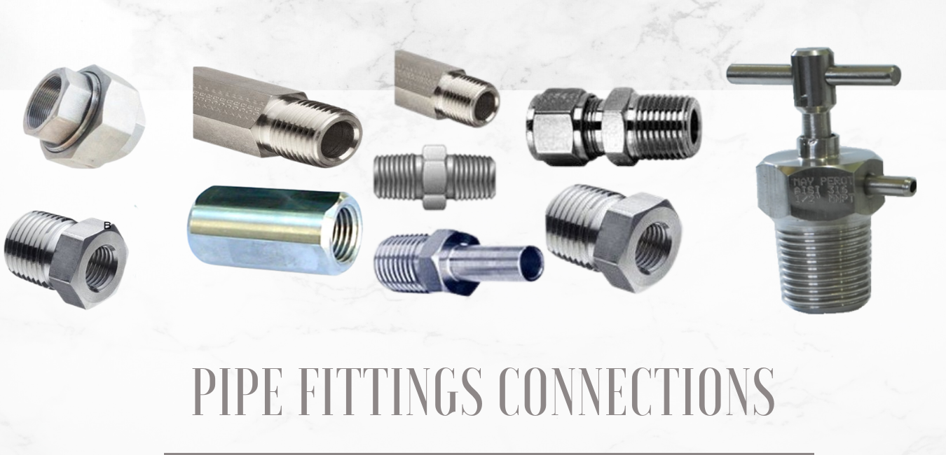 pipe fittings connections manufacturer in SS-316.
